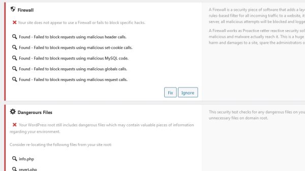 Security Scan - easily diagnose your site security problems and solutions